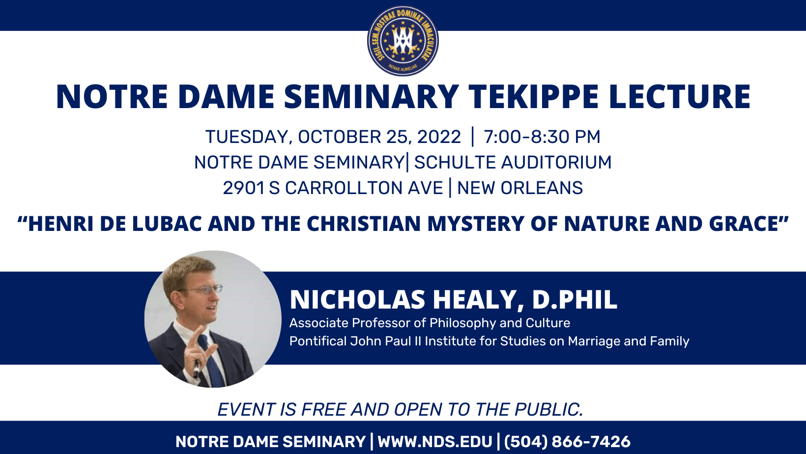 "Henri De Lubac and the Christian Mystery of Nature and Grace ...